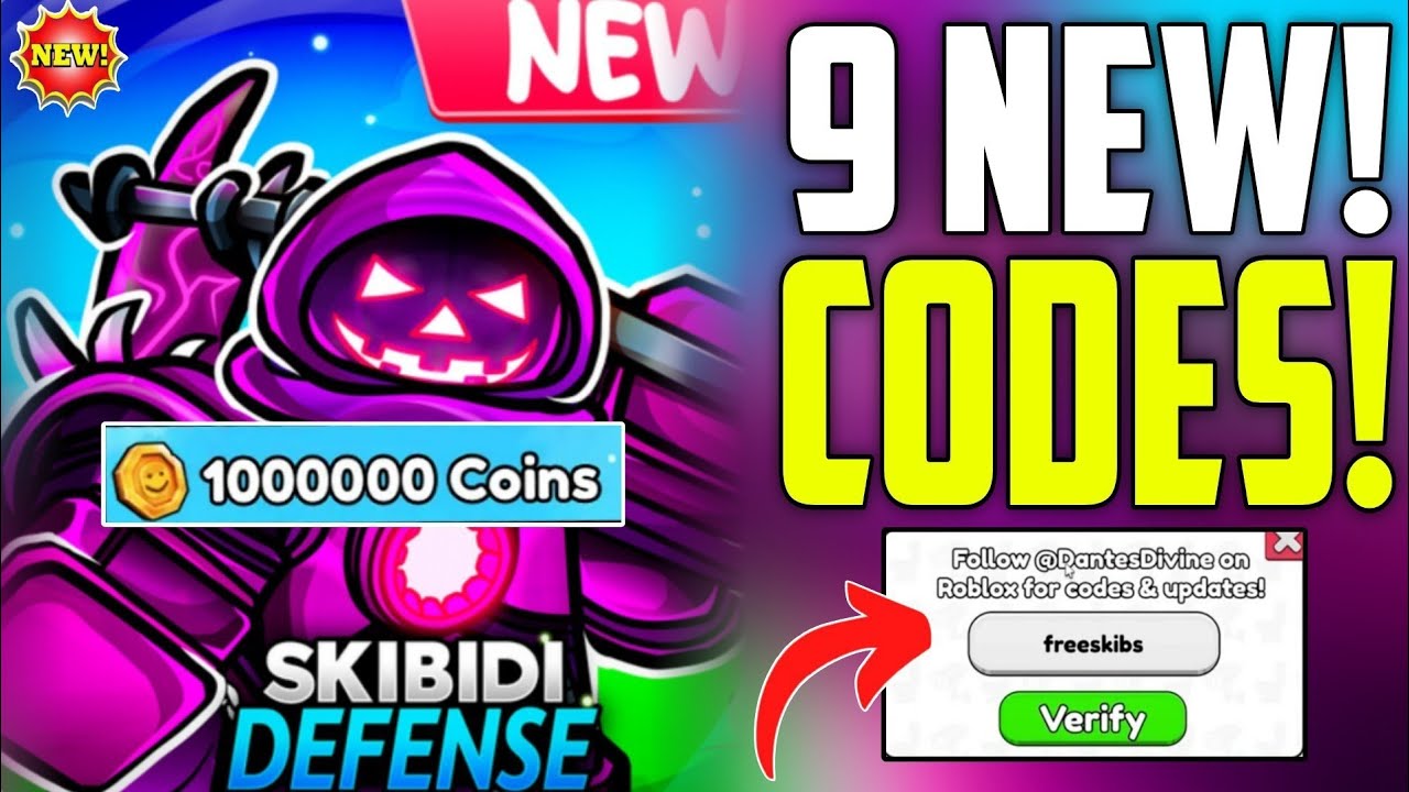 NEW ALL WORKING CODES SKIBI TOWER DEFENSE CODES - CODES FOR SKIBI TOWER ...