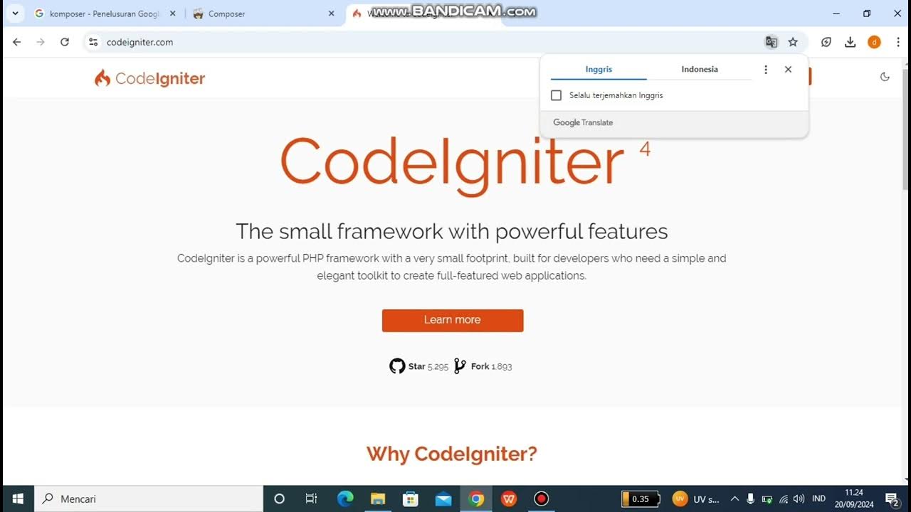 Tutorial Instal Codeigniter4 Youtube