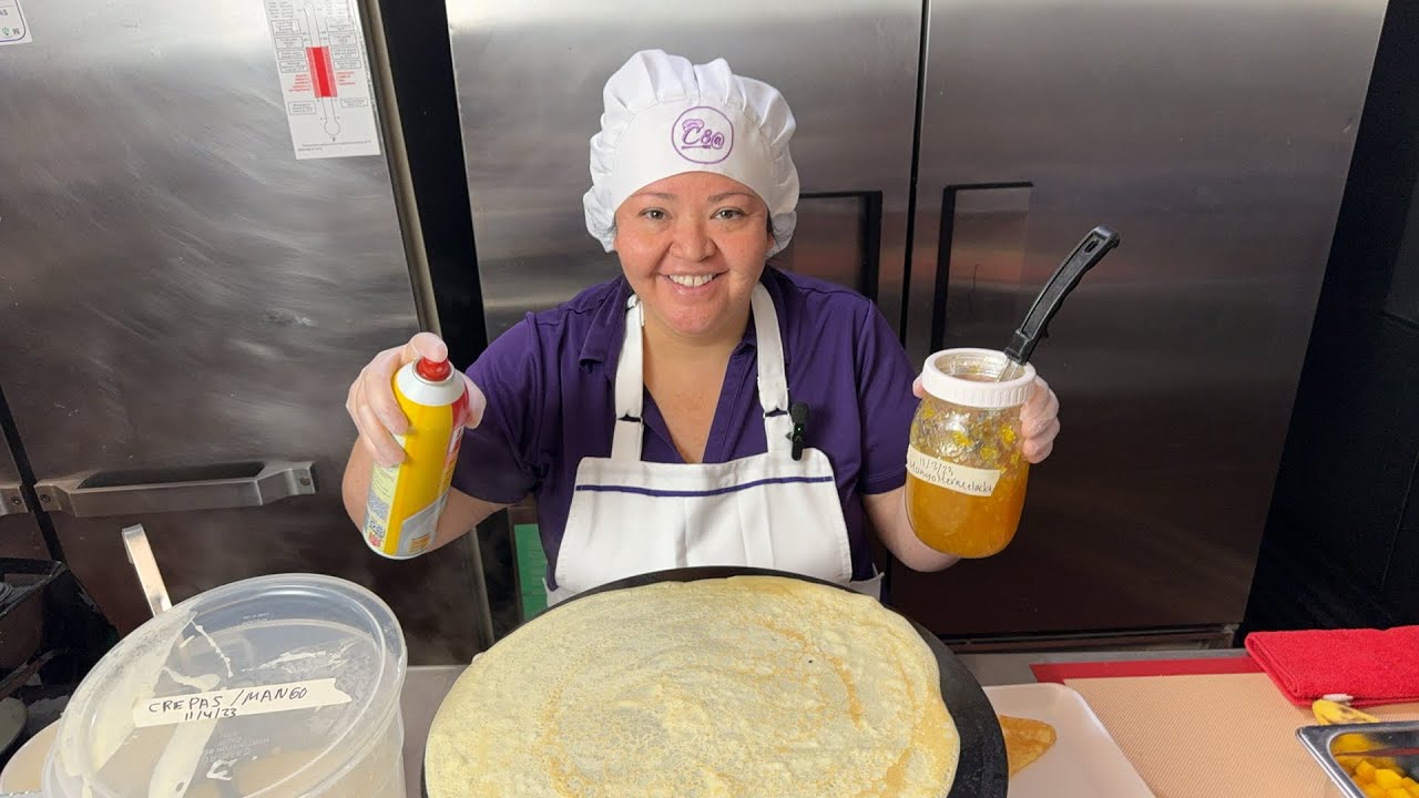 Crepas de Mango Carmen8a y sus delicias 😍🥭😄🤗 - YouTube