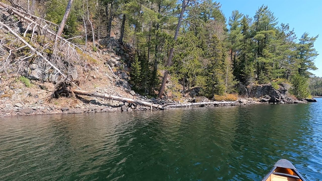 Paddling - Moss Lake from the Duncan Lake portage to the Hungry Jack ...