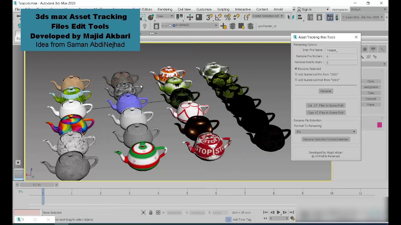 How to : 3ds max Asset Tracking files Edit Tools - YouTube