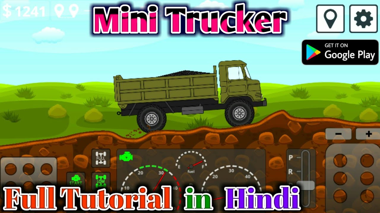 Mini Trucker 2D Offroad Truck Simulator | in Hindi | Mini Trucker ...