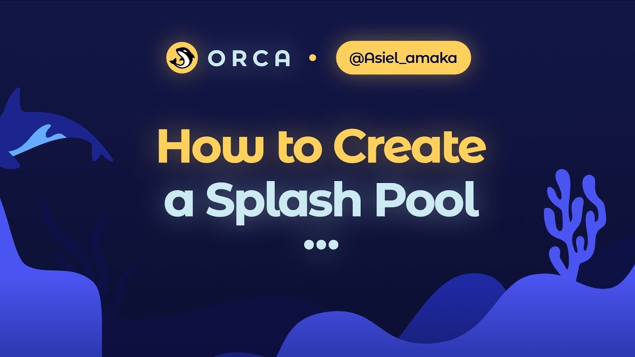 How to Create a Splash Pool on Orca - YouTube