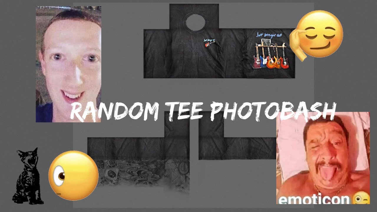 photobashing a random tee roblox speed design - YouTube