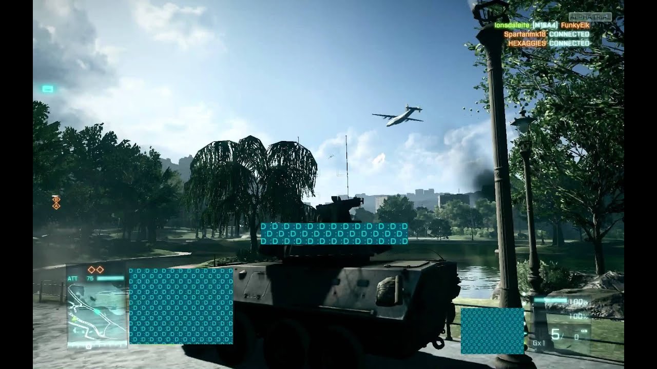 BF3 ALPHA - Troop plane shot down - YouTube