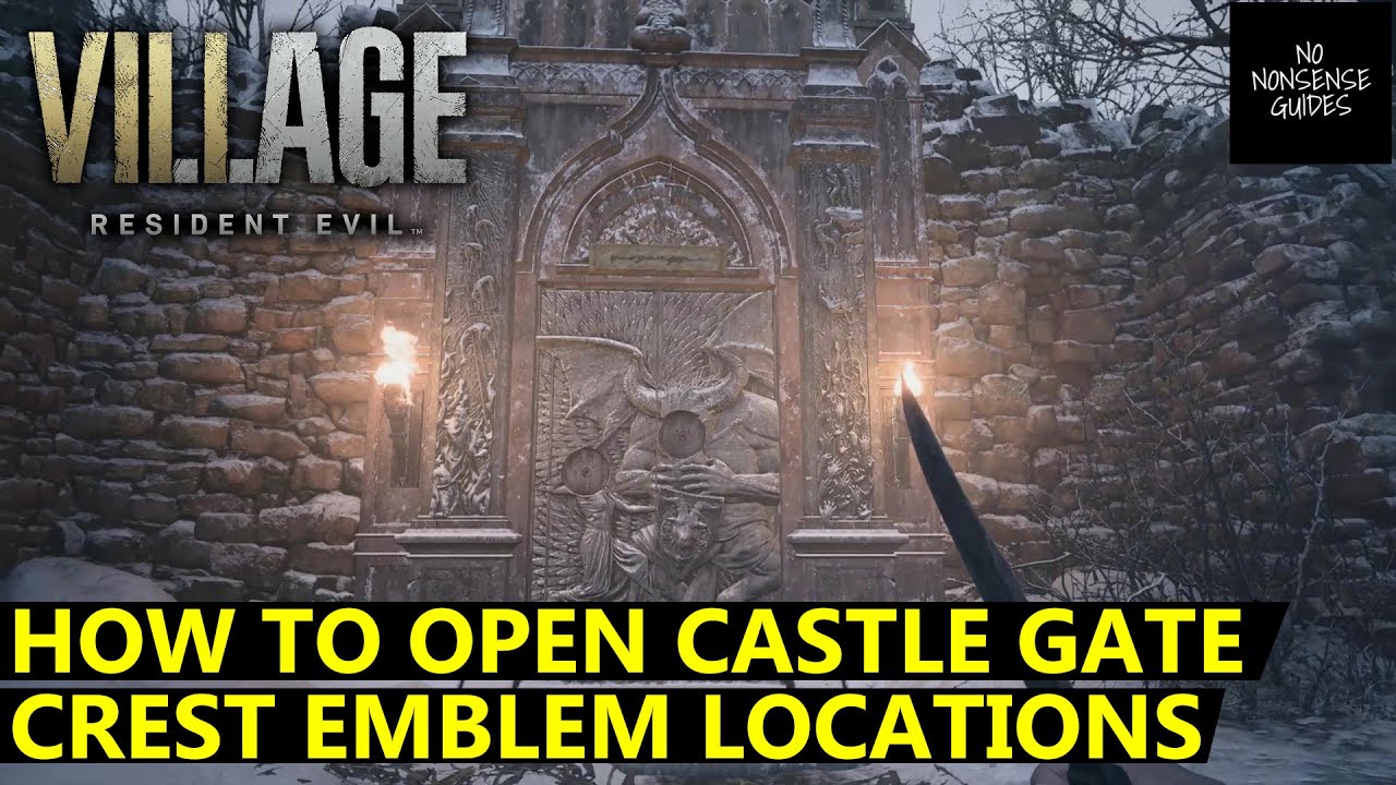 Resident Evil Village Castle Gate Puzzle Solution - Crest Emblem ...