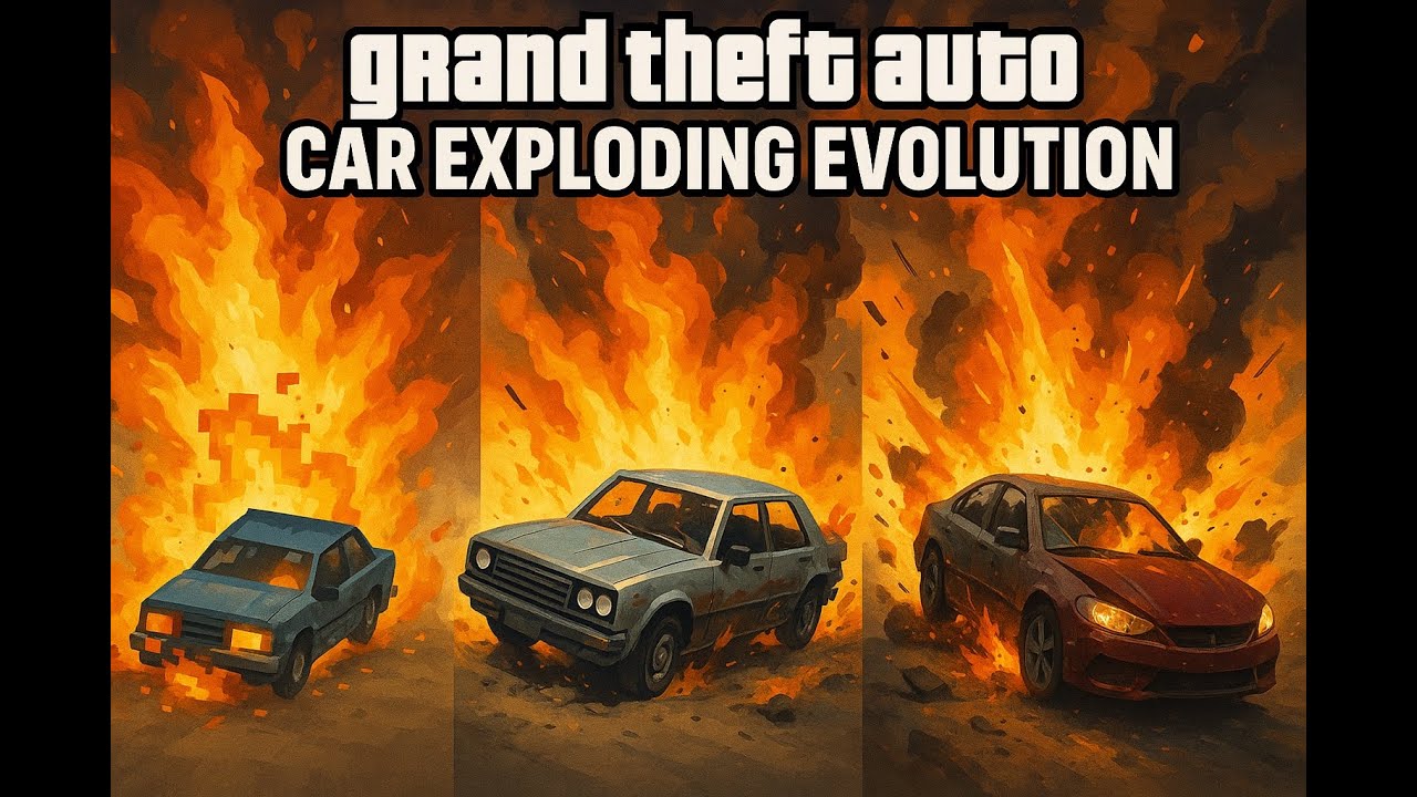 🔥 The INSANE Evolution of Car Explosions in Grand Theft Auto (GTA 1 to ...