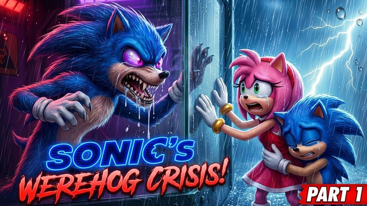 🐺🌩️ SONIC’S WEREHOG CRISIS! 😱 Amy Trapped with the Monster – Can Sonic ...