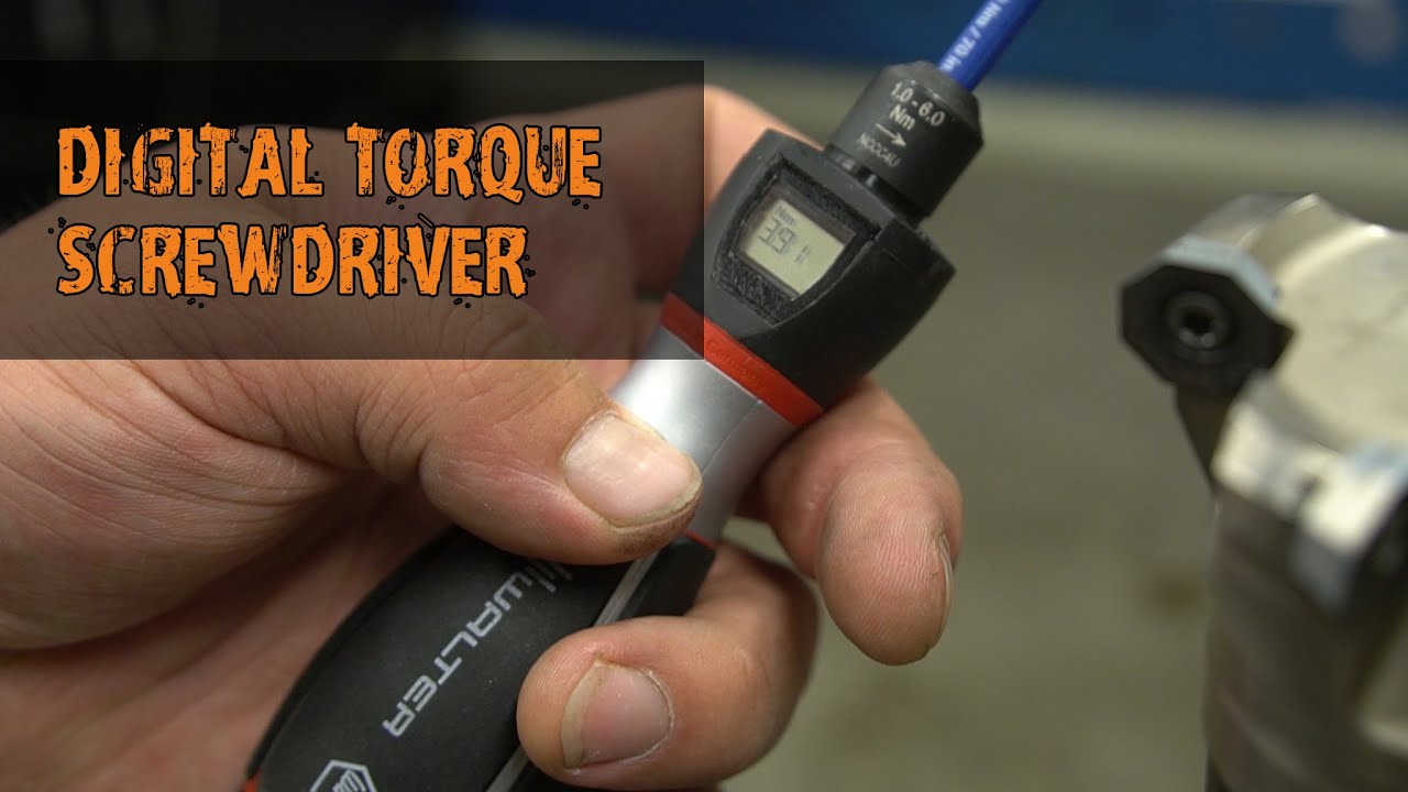 Digital Torque Screwdriver for Machining - YouTube