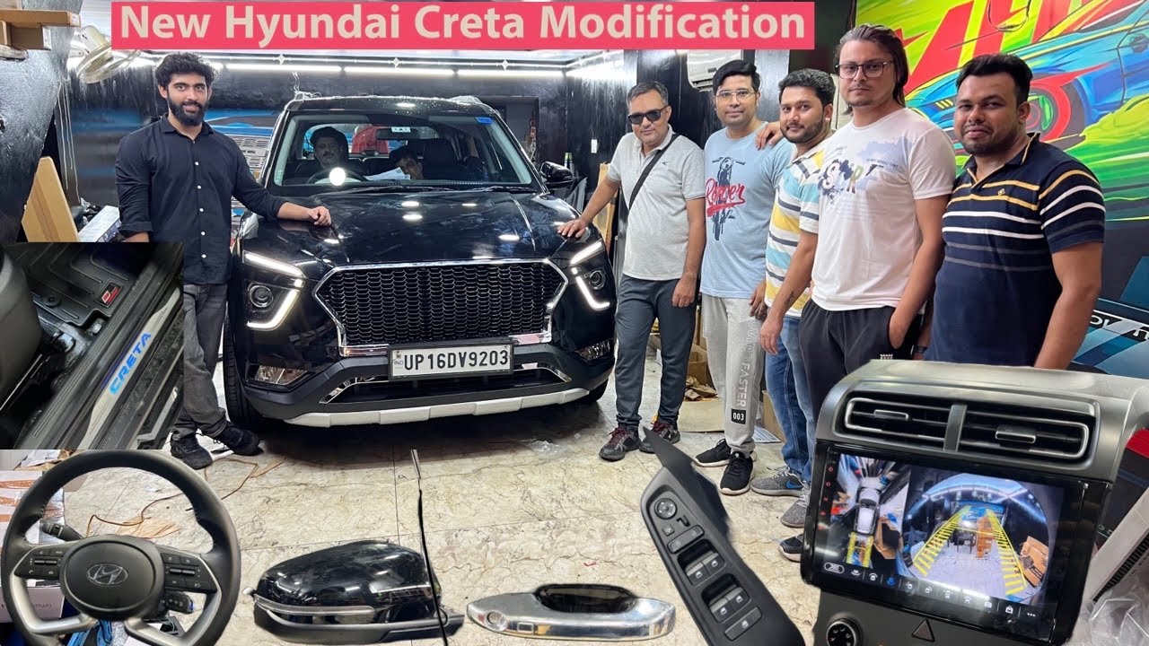 Hyundai Creta Modification | Android Stereo With 360 | Sporty Grill ...