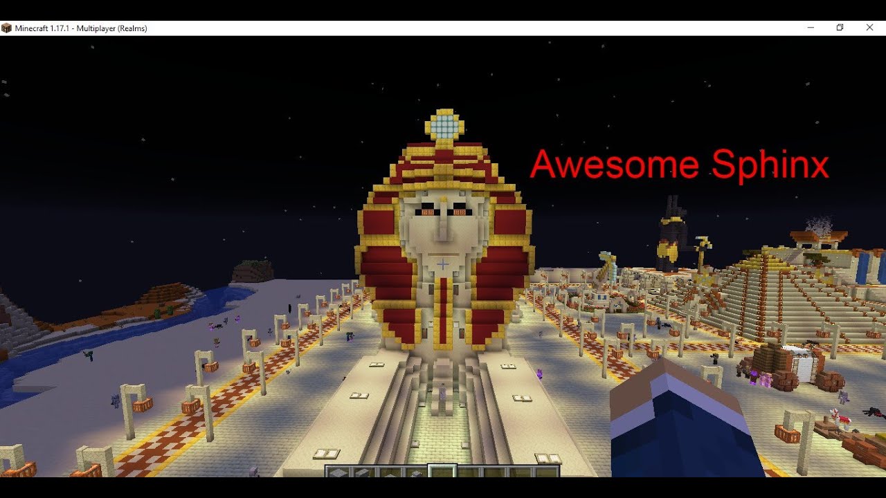 Minecraft Sphinx by WizardTheGreat - YouTube