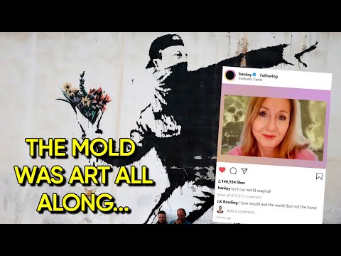 Banksy Reveals Mold On J.K Rowling's Walls Is Part Of His New Graffiti ...