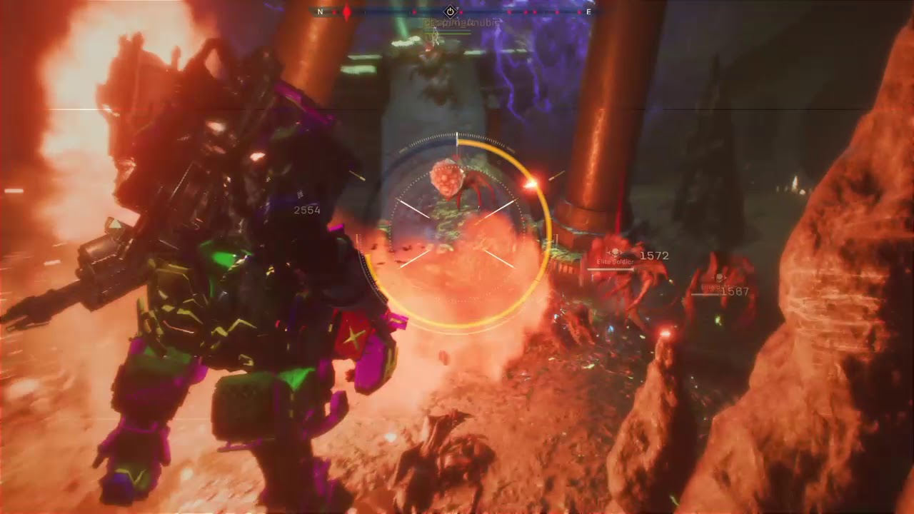 Anthem™ Demo - Colossus: Lightning Coil + Flamethrower - YouTube