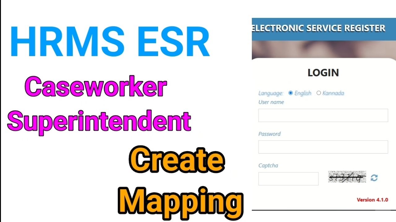 HRMS ESR entry. hrms esr entry. hrms esr caseworker mapping ...