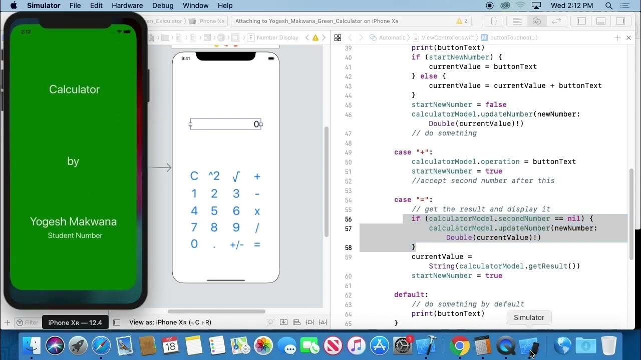 Intro to iOS - Finishing the Calculator - Part 1 - YouTube