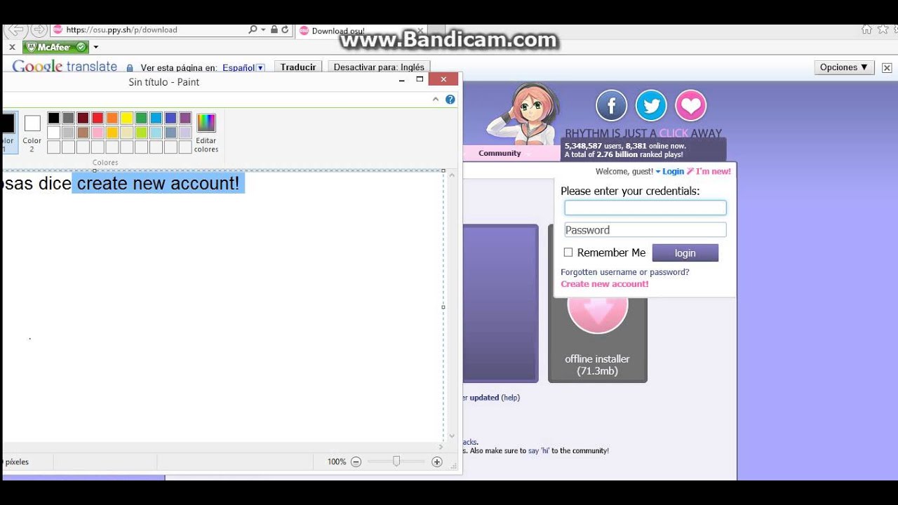 Como descargar osu para pc facil y rapido - YouTube