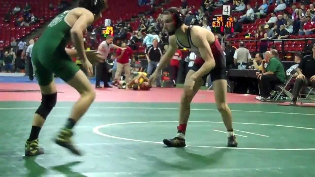 Eli Bienstock vs Logan Reece, 120 lb Consi-Semi, MD State Tournament ...