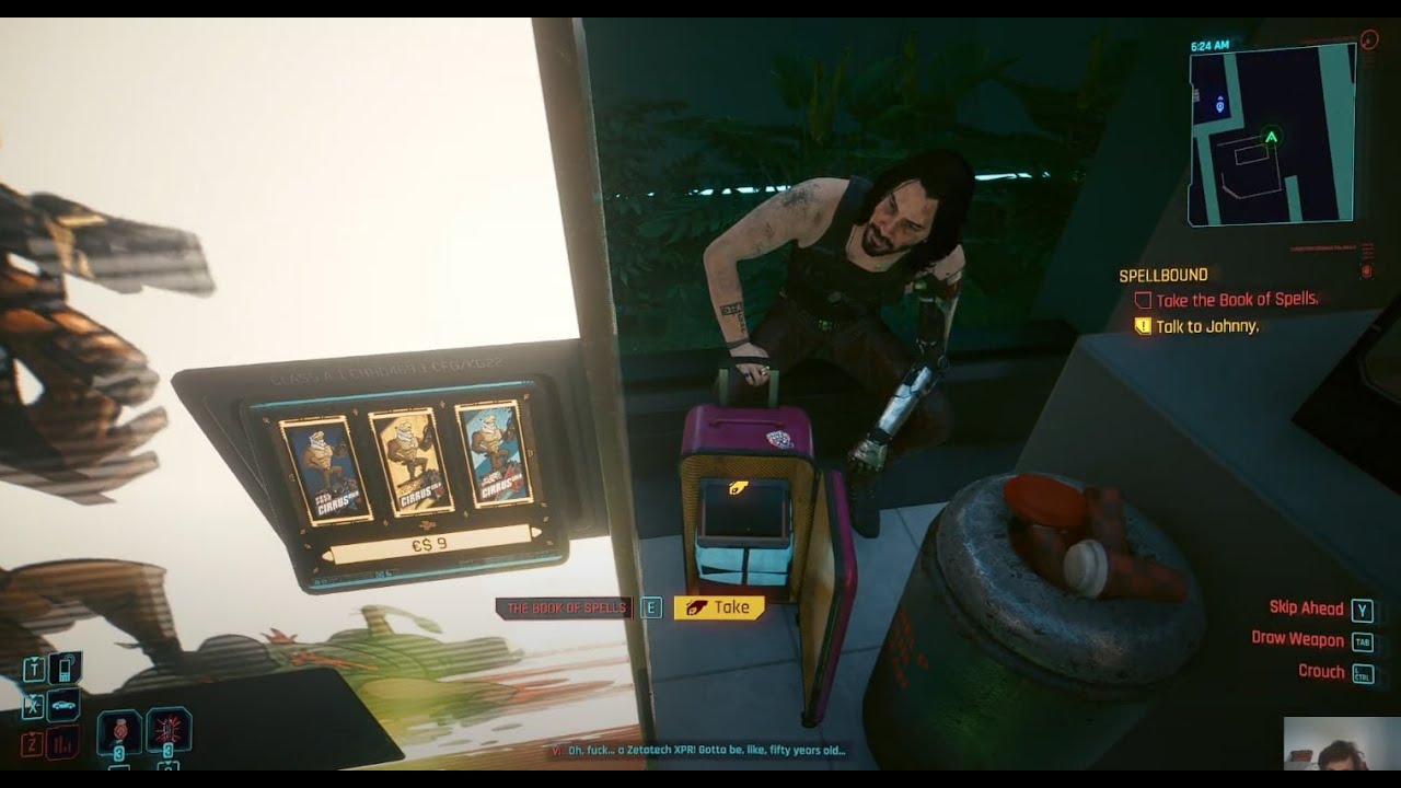 Cyberpunk 2077 - Spellbound Side Job / Buying Spellbook, Netrunning ...