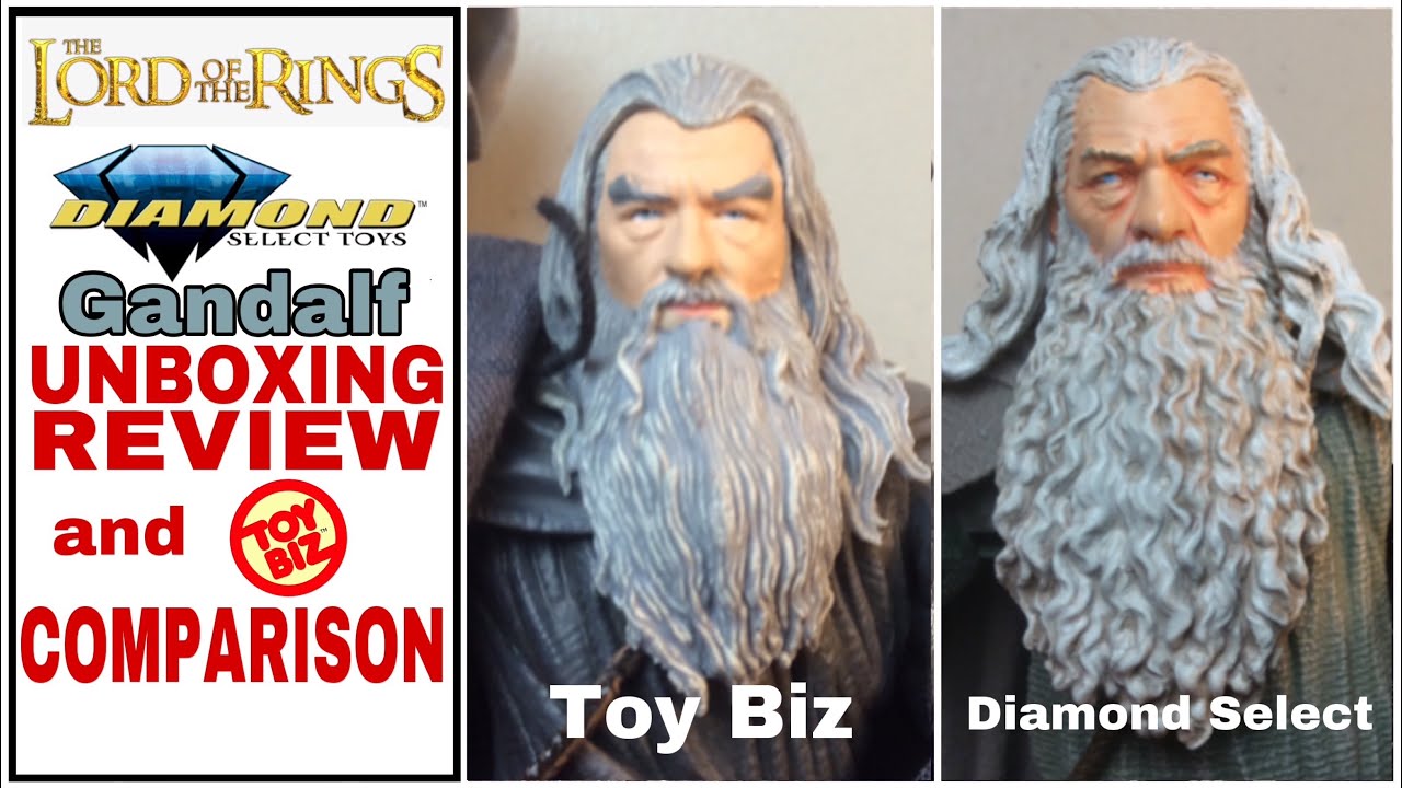 LORD OF THE RINGS by Diamond Select: Unboxing! Review! Toy Biz ...