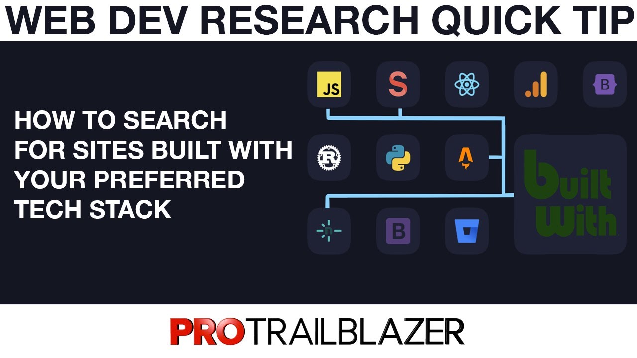 Quick Tip: How To Quickly Find Sites Built With Your Preferred Tech ...
