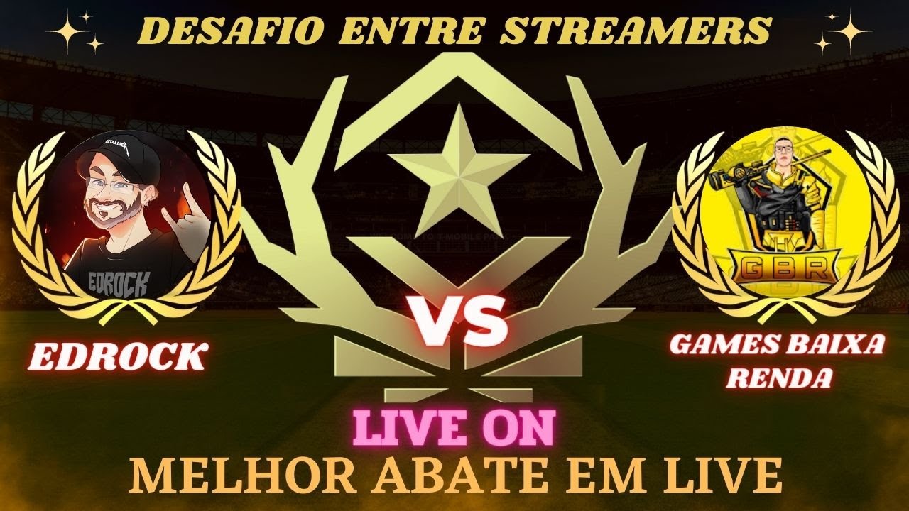 LIVE ON -DESAFIO ENTRE STREAMERS - FEAT GAMES BAIXA RENDA/ !PIX SE ...
