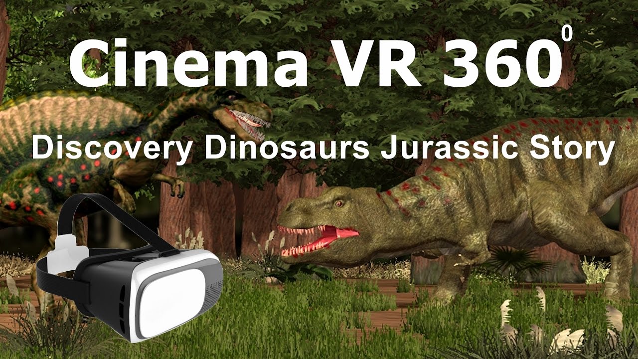 Cinema VR 360 - Discovery Dinosaurs Jurassic Story - YouTube