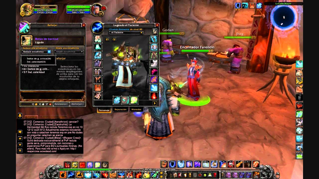 World of warcraft | Cómo reforjar? / How to reforge? | [TUTORIAL] - YouTube