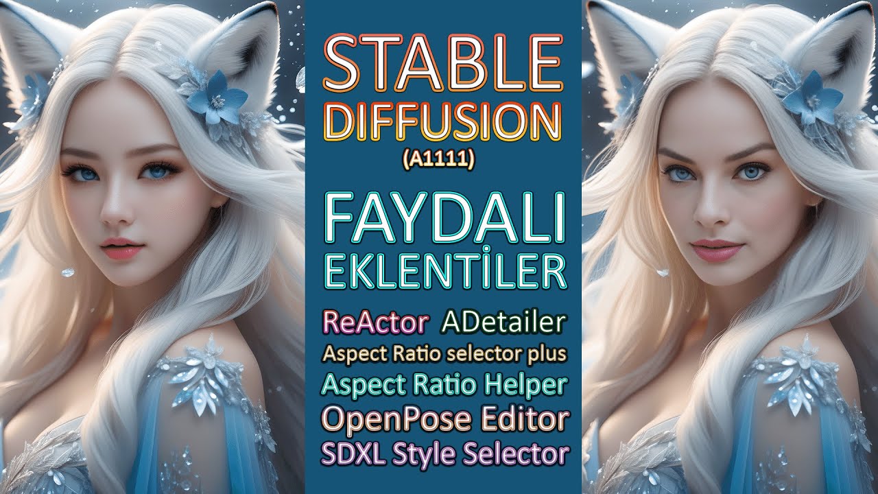 Stable Diffusion | İnanılmaz Kullanışlı Eklentiler - ReActor, ADetailer ve Daha Fazlası. - YouTube