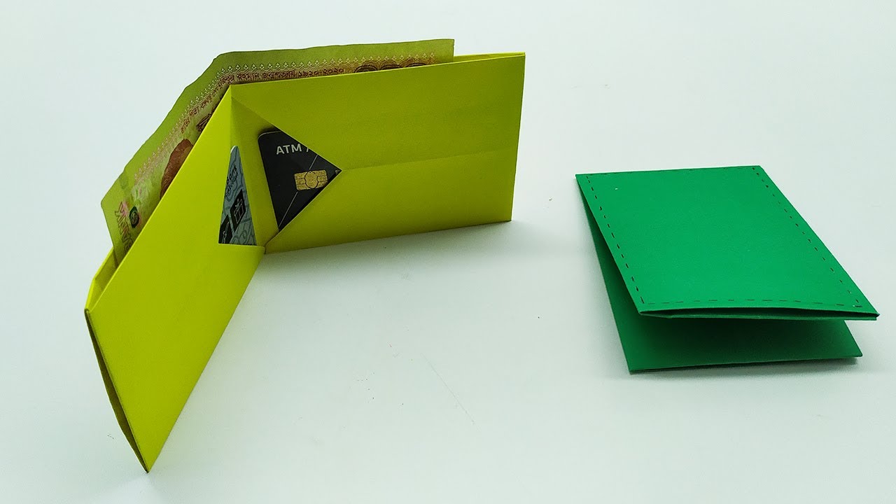 Easy Paper Purse। How to Make a Cute Paper Wallet - YouTube