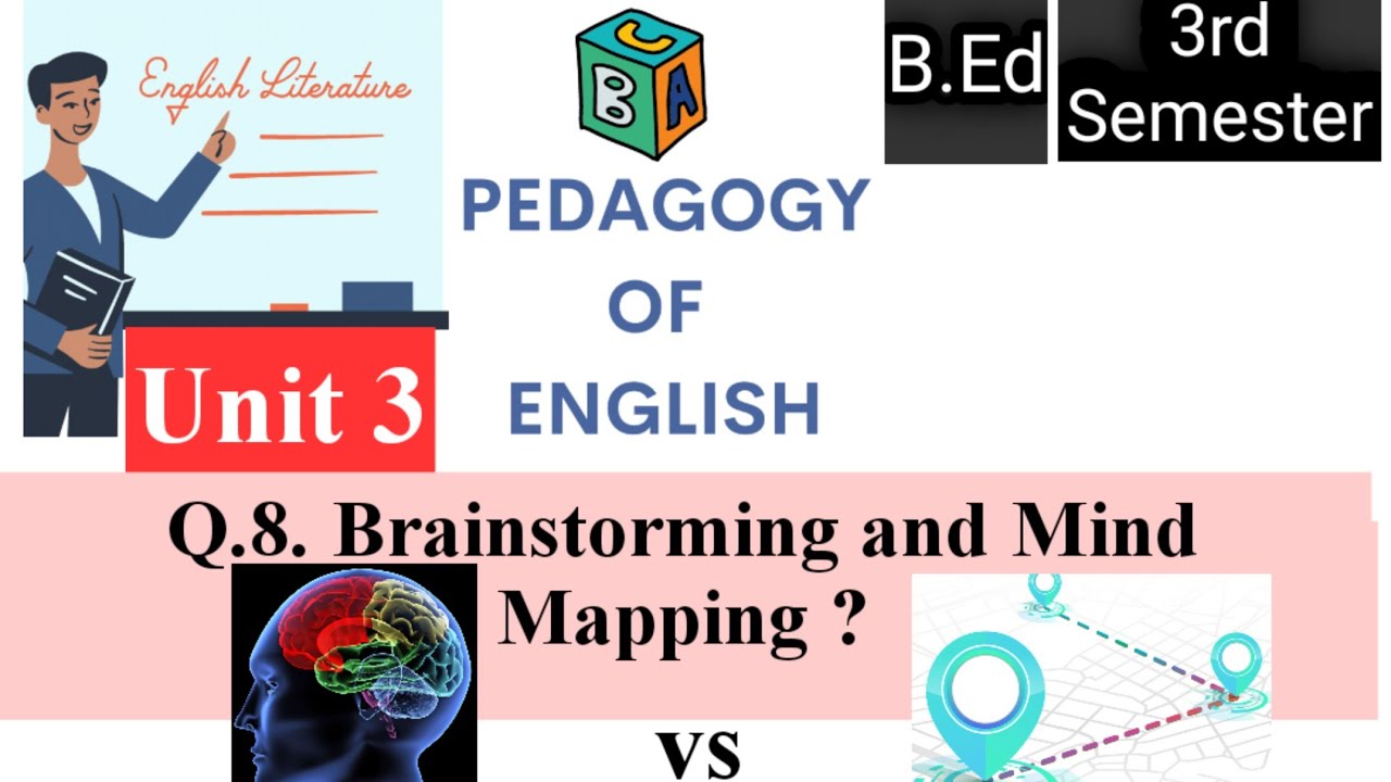 Brainstorming and Mind Mapping || English Pedagogy@santanukar3363 - YouTube