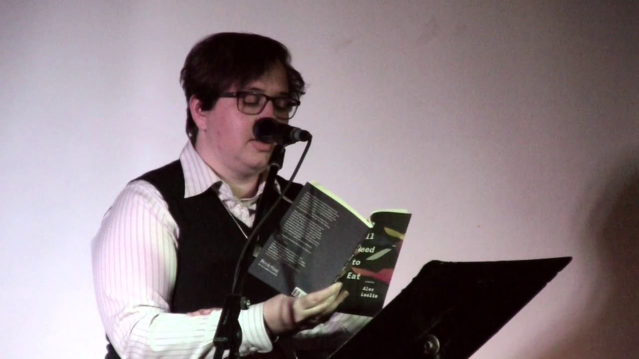 Alex Leslie reading from We All Need to Eat at the 2018 Book*hug Fall ...