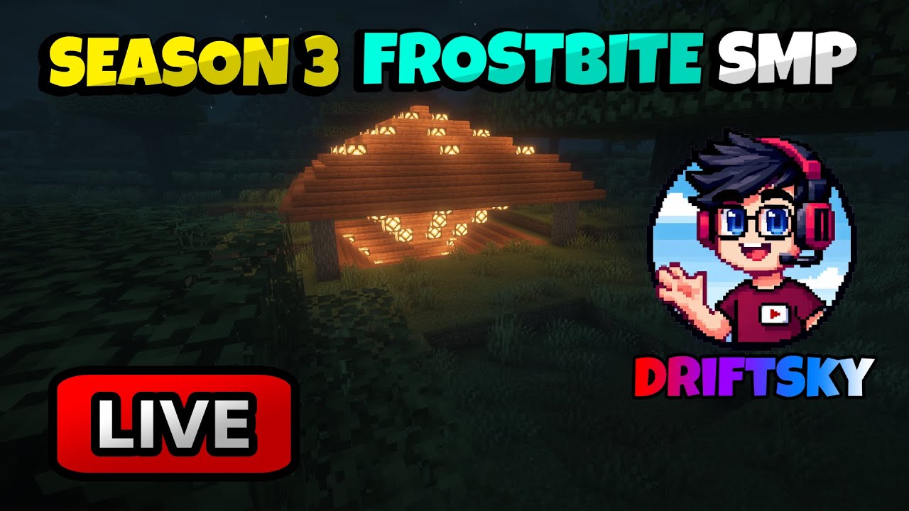 🔴 LIVE 🔴 SEASON 3 FROSTBITE SMP MINECRAFT - YouTube