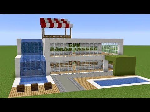 Minecraft - How to build a vacation house 4 - YouTube