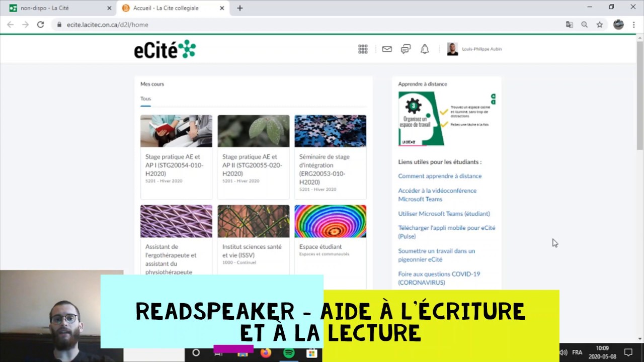 Le logiciel Readspeaker - YouTube