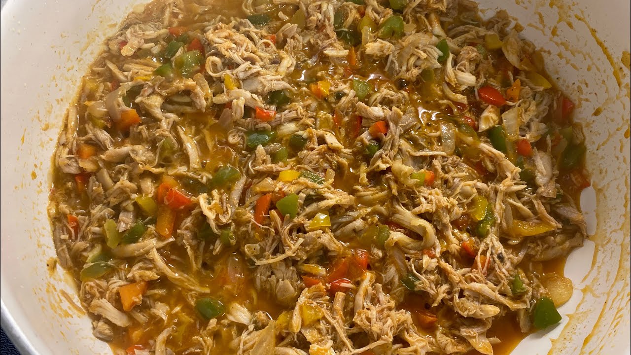 Haitian Chicken Meat Filling | Farce De Poulet - YouTube