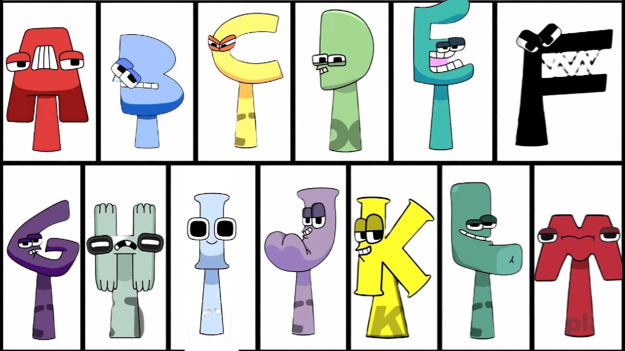 My Sprunki OC: Alphabet Lore All A ~ M - YouTube