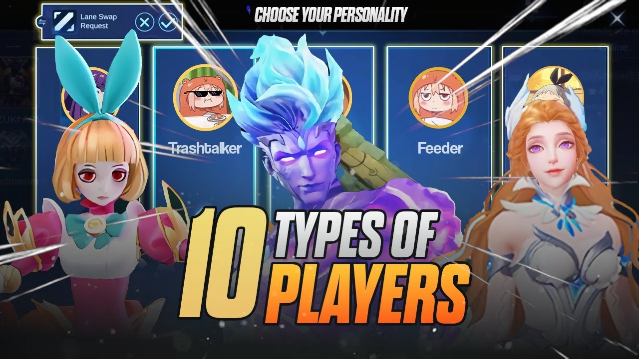 10 Types of Players in Mobile Legends - YouTube