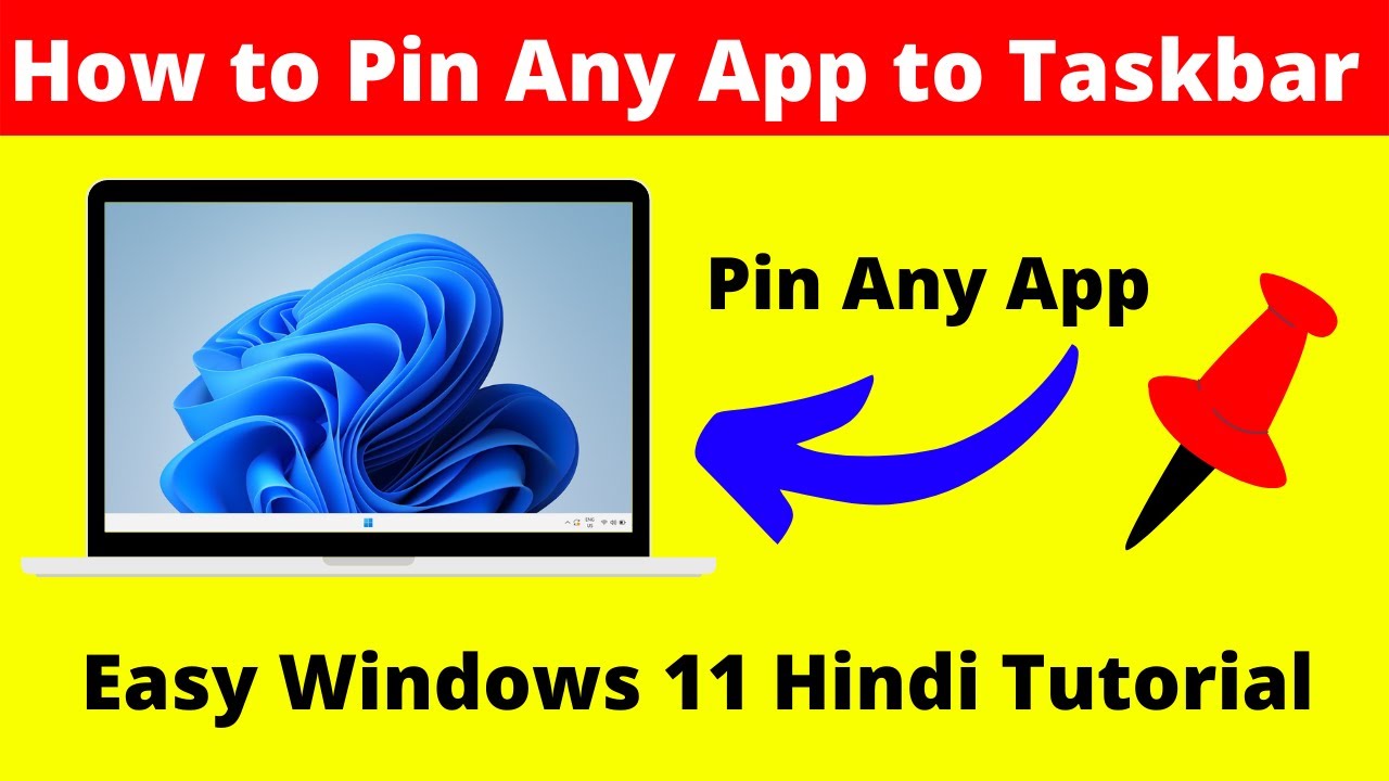 How to Pin Any App to the Taskbar in Windows 11 [Tutorial] - YouTube