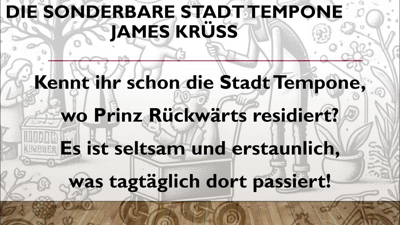Die sonderbare Stadt Tempone von James Krüss #jameskrüss - YouTube