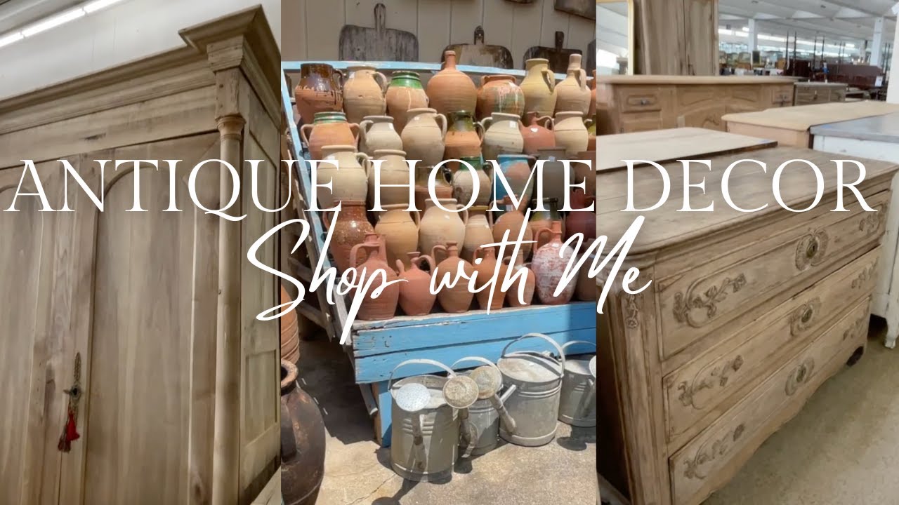 ANTIQUE SHOP WITH ME I SPENT $400 ON ANTIQUE HOME DECOR FROM BARNYARD ...