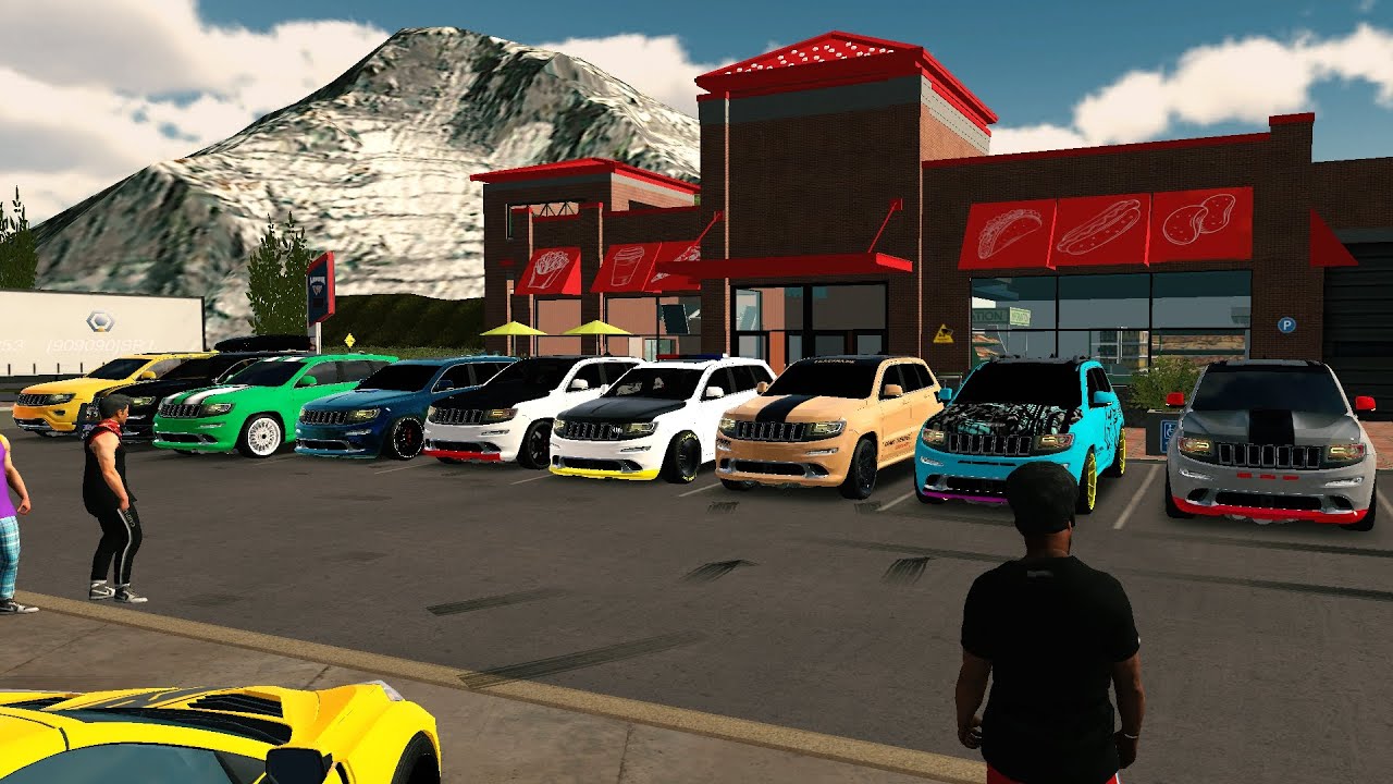 THE WORLDS BIGGEST TRACKHAWK LINK UP ft@srt boys - YouTube