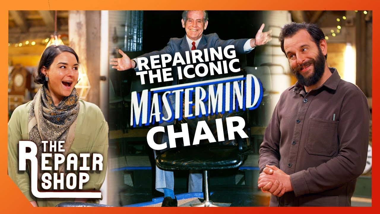 We Fixed The Legendary “Mastermind” Chair! | The Repair Shop - YouTube
