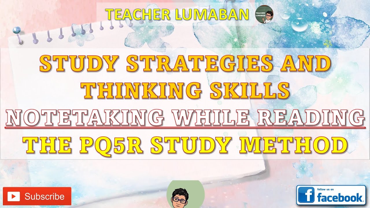 Study and Thinking Skills THE PQ5R STUDY METHOD - YouTube