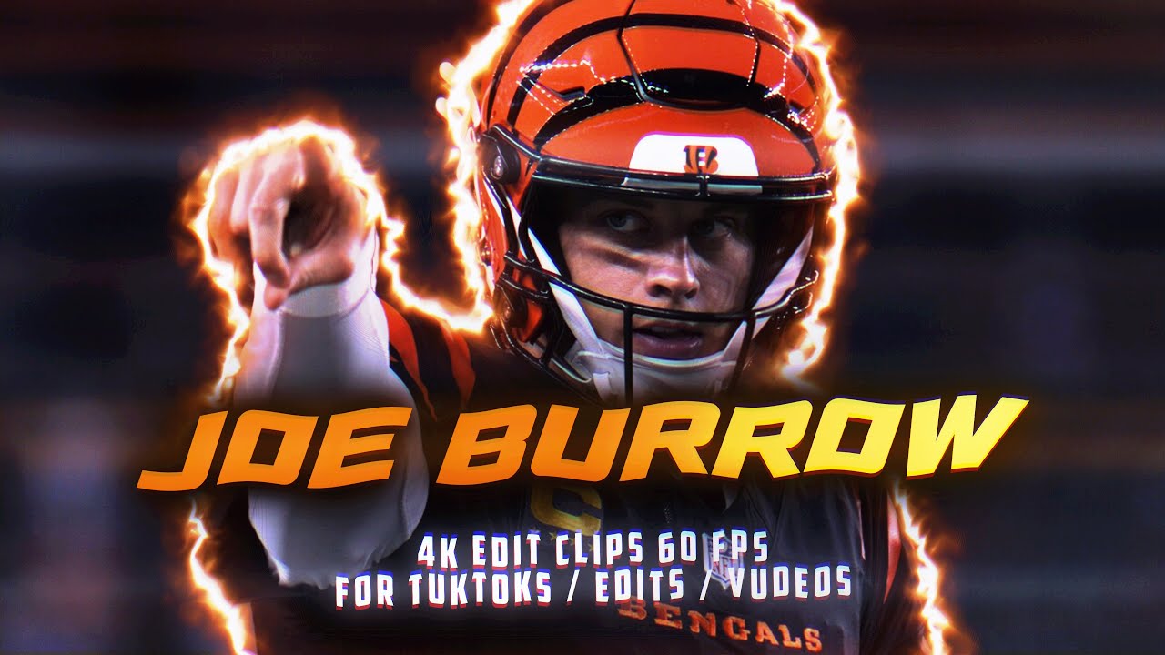 Joe Burrow edit clips 4k for edits #football #nfl #footballplayer # ...