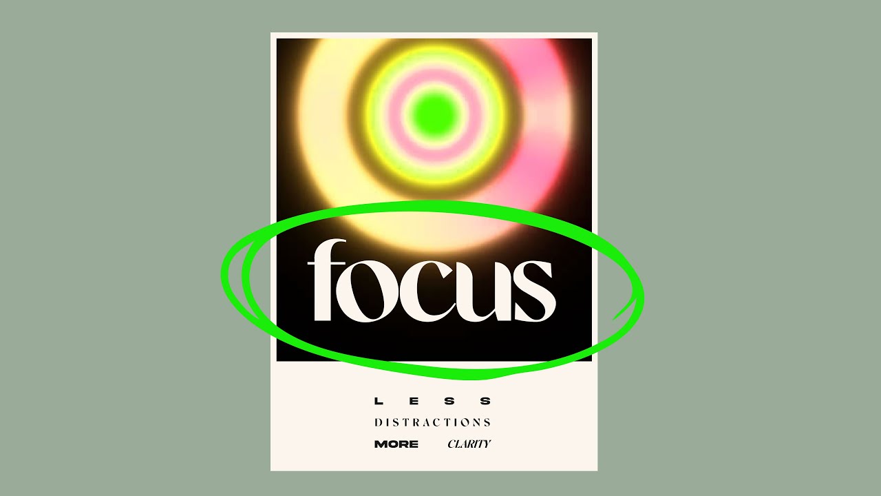 Find Your Focus :: Less Distractions - YouTube