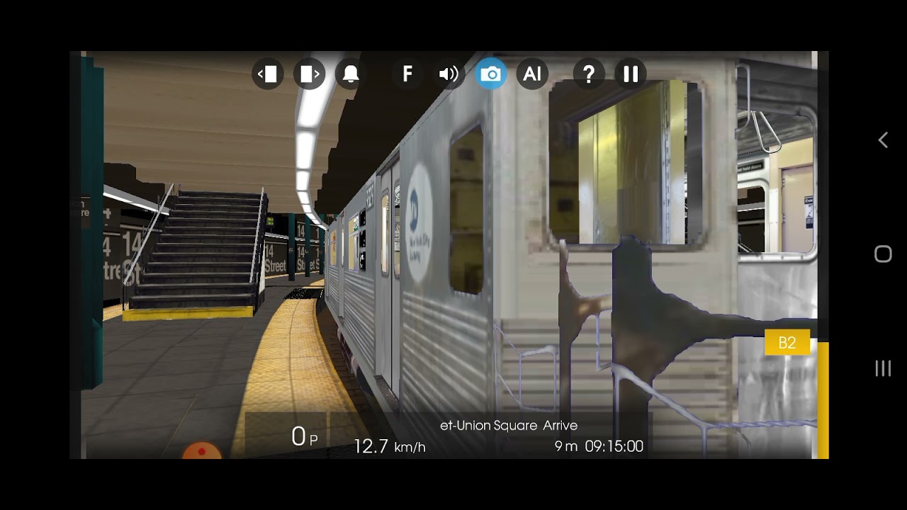 R39 5 train Arrives and leaves 14st Union Square Hmmsim 2 - YouTube