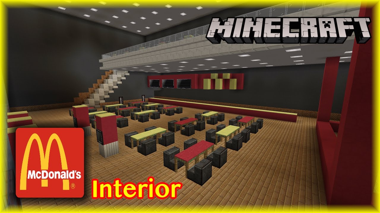 Minecraft Mcdonalds Dentro