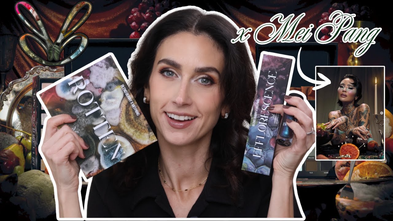 BLEND BUNNY X MEI PANG COLLECTION! 🥭 | 2 Looks, Swatches & Comparisons ...