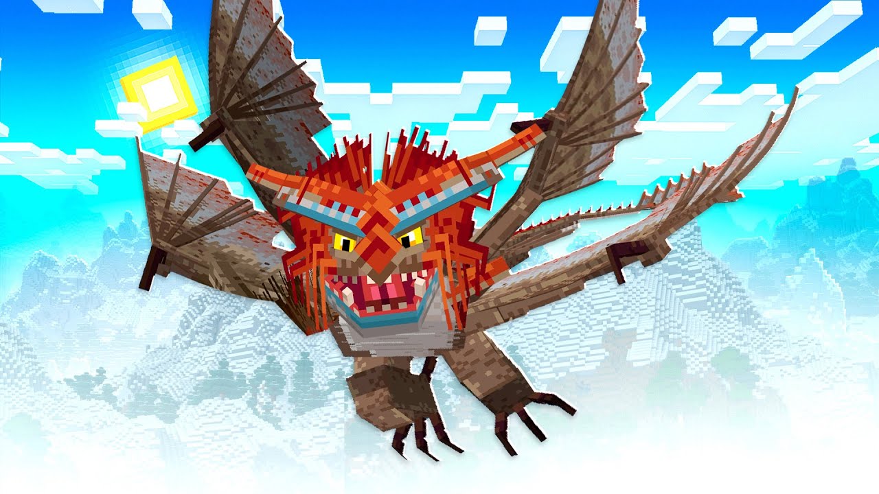 NOVOS DRAGÕES STORM CUTTER NO MINECRAFT !! - COMO TREINAR SEU DRAGÃO ...