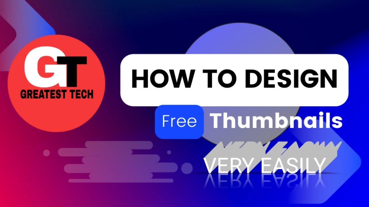 How to make a professional thumbnail ll Greatest Tech ll - YouTube